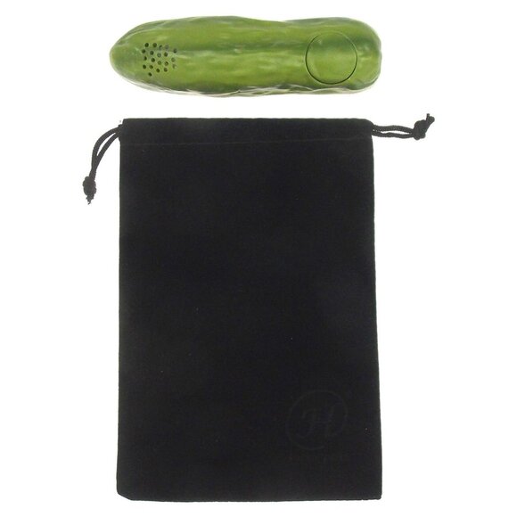 Archie Mcphee | Toys | Yodeling Pickle Velour Drawstring Bag Sounds Gag ...